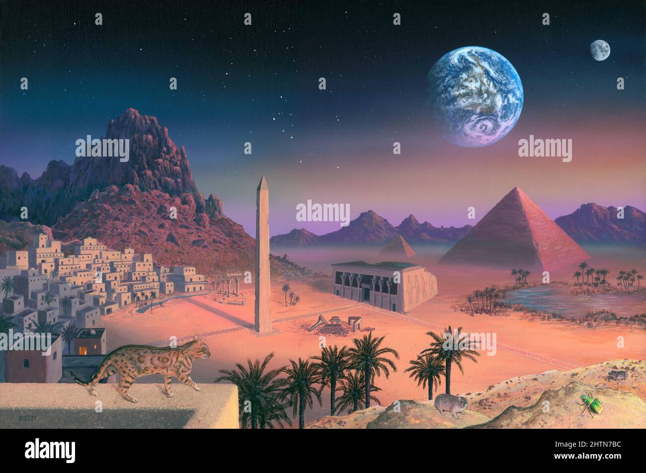 Parallel worlds, conceptual illustration Stock Photo - Alamy