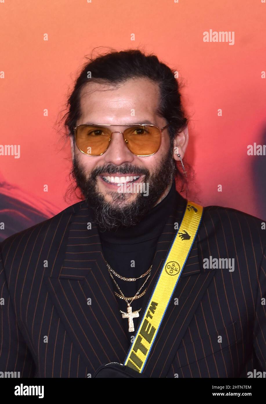 New York, NY, USA. 01st Mar, 2022. Angel Manuel Soto at The Batman ...