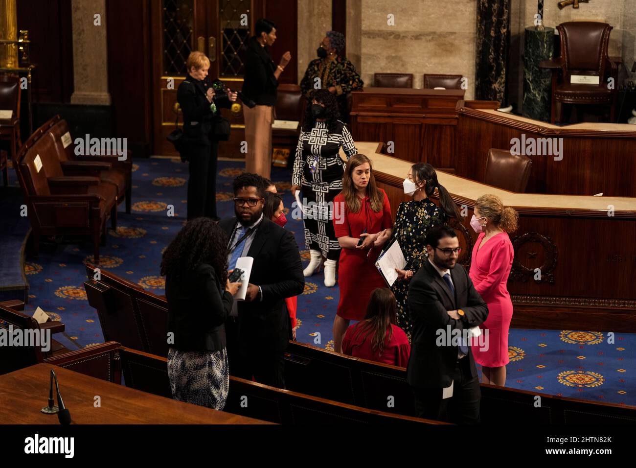 The chamber of the House of Representatives is seen at the Capitol ...