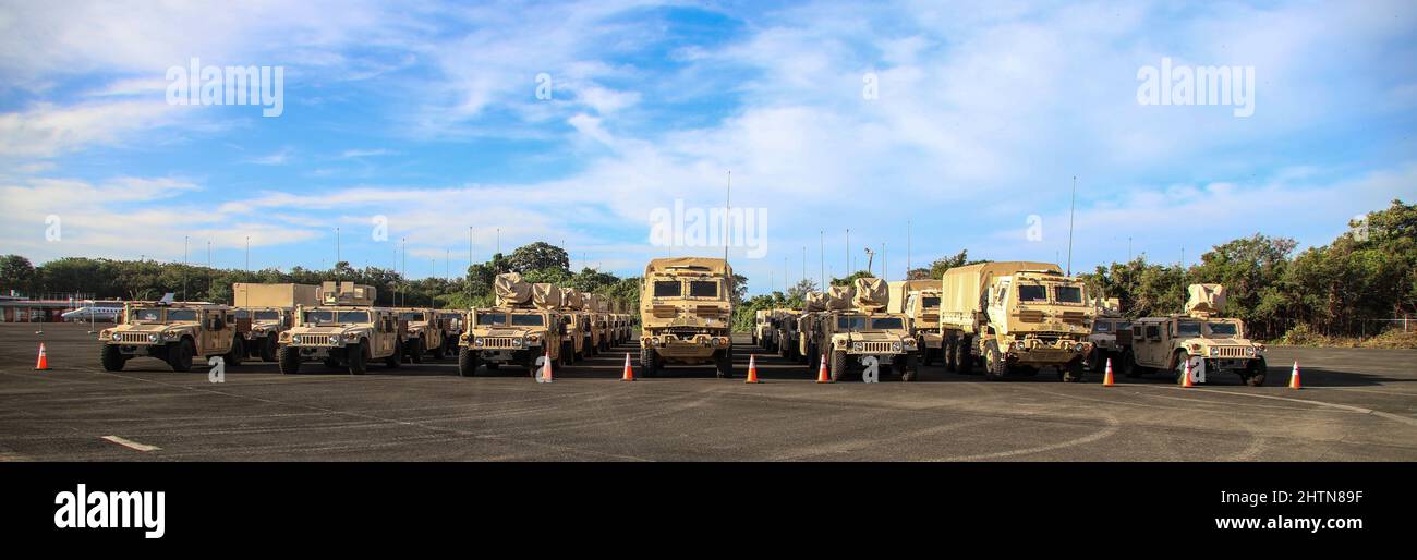 8th Theater Sustainment Command's command and control node along with ...