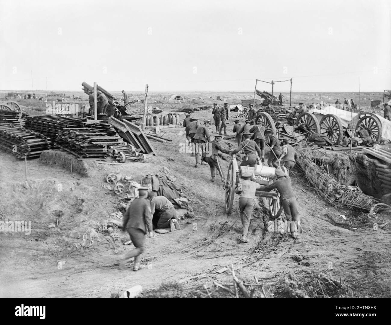 First world war artillery shells hi-res stock photography and images ...