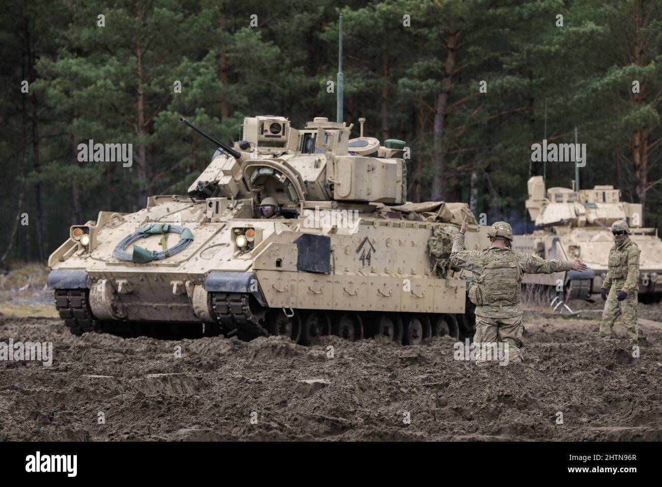 A U.S. Soldier assigned to the 1st Squadron, 4th Cavalry Regiment, 1st ...