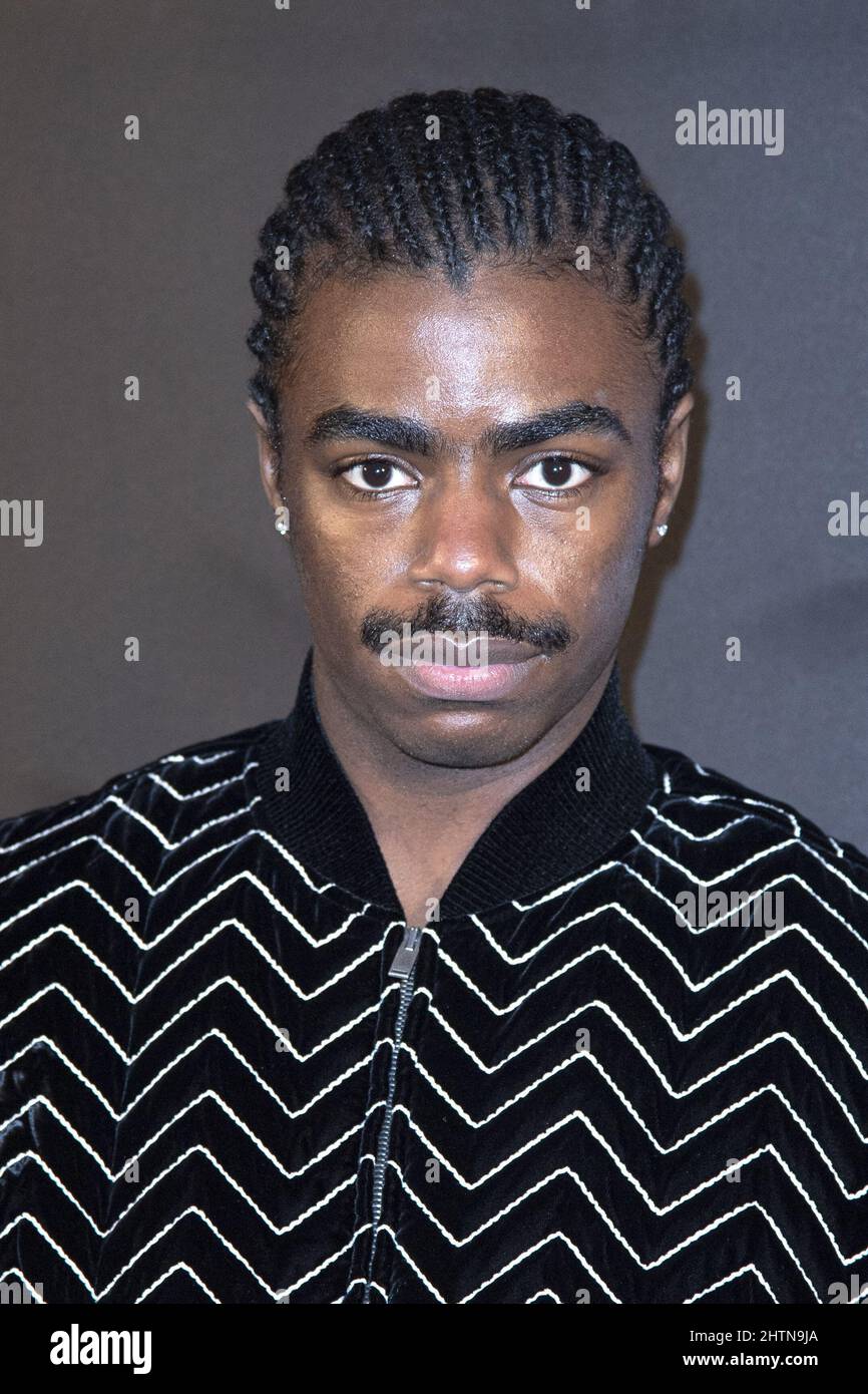 Paris, France on March 01, 2022 Tyrell Hampton attending the Saint ...