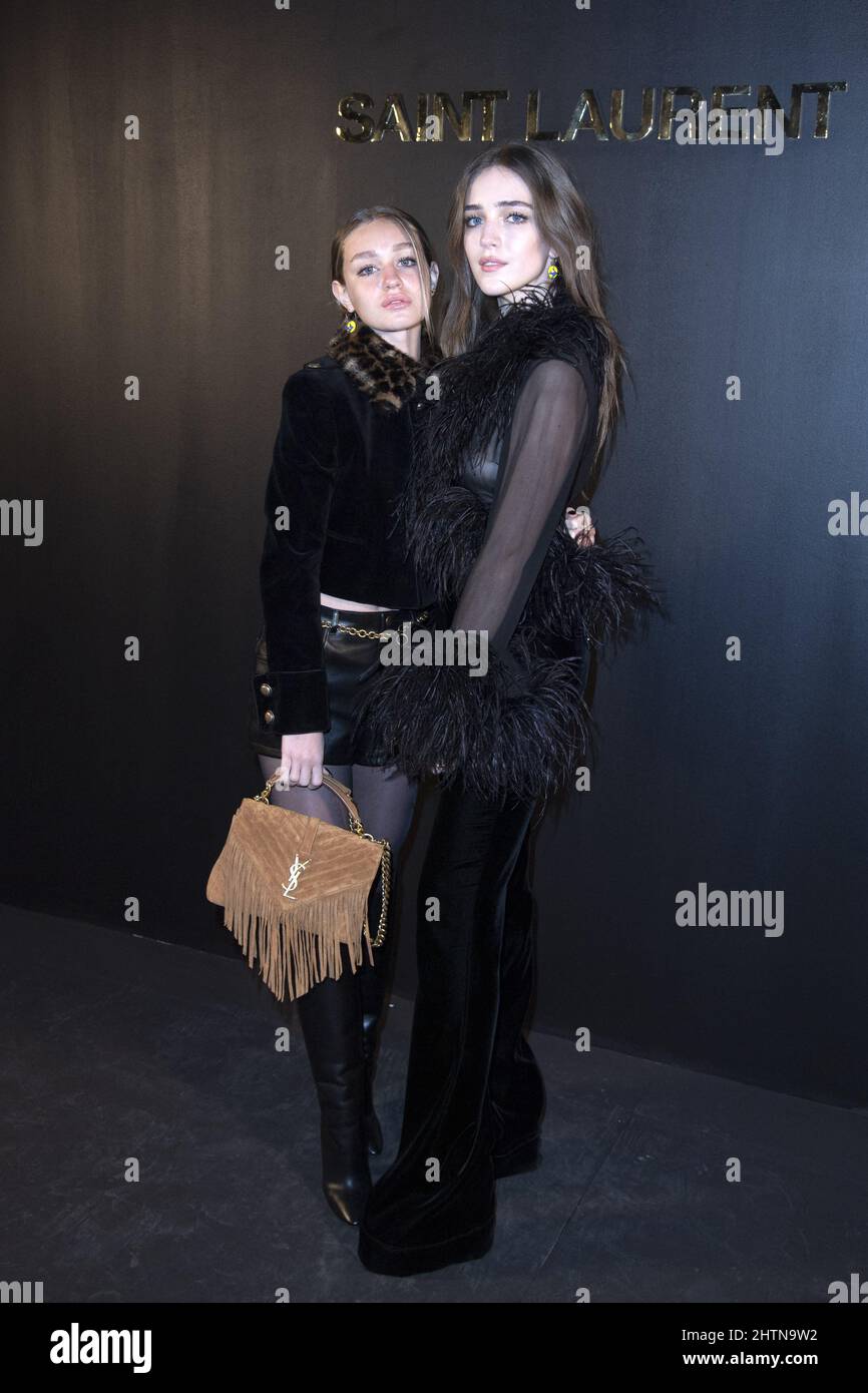 Paris, France on March 01, 2022 Talia Ryder and her sister Mimi Ryder ...