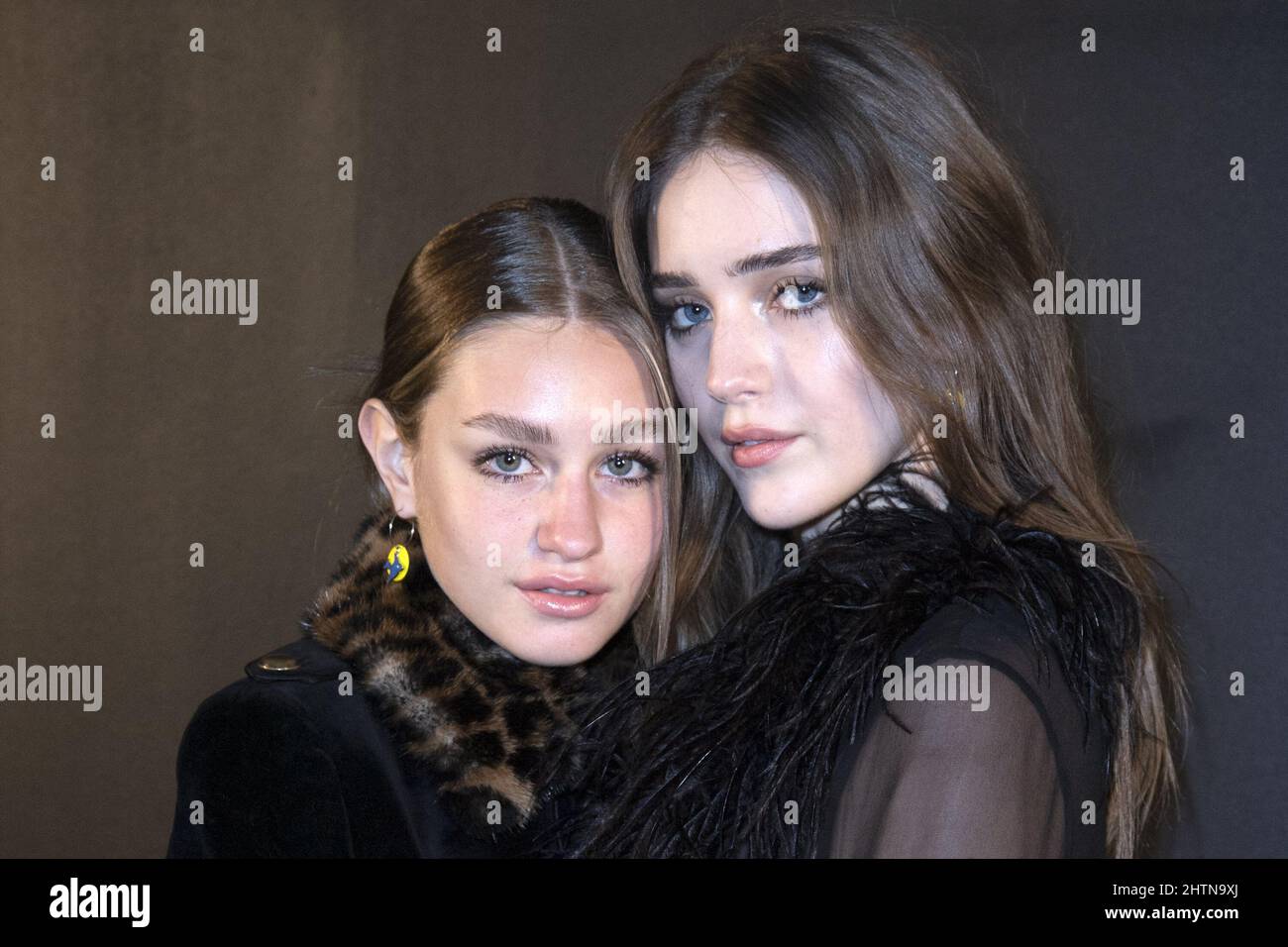 Paris, France on March 01, 2022 Talia Ryder and her sister Mimi Ryder ...