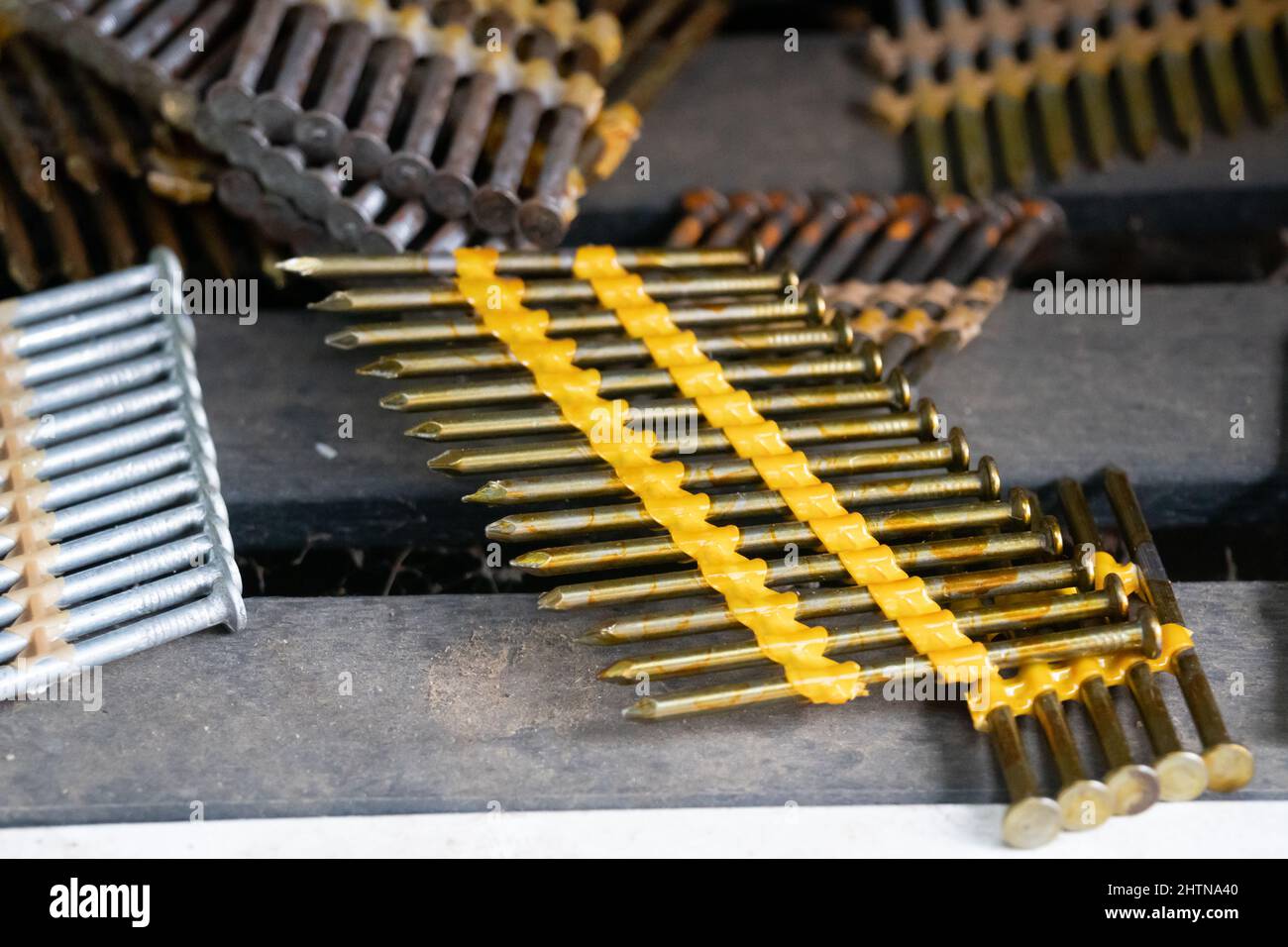 nail gun, nailgun, worksite, nail-gun, carpentry, crafts, many, close ...