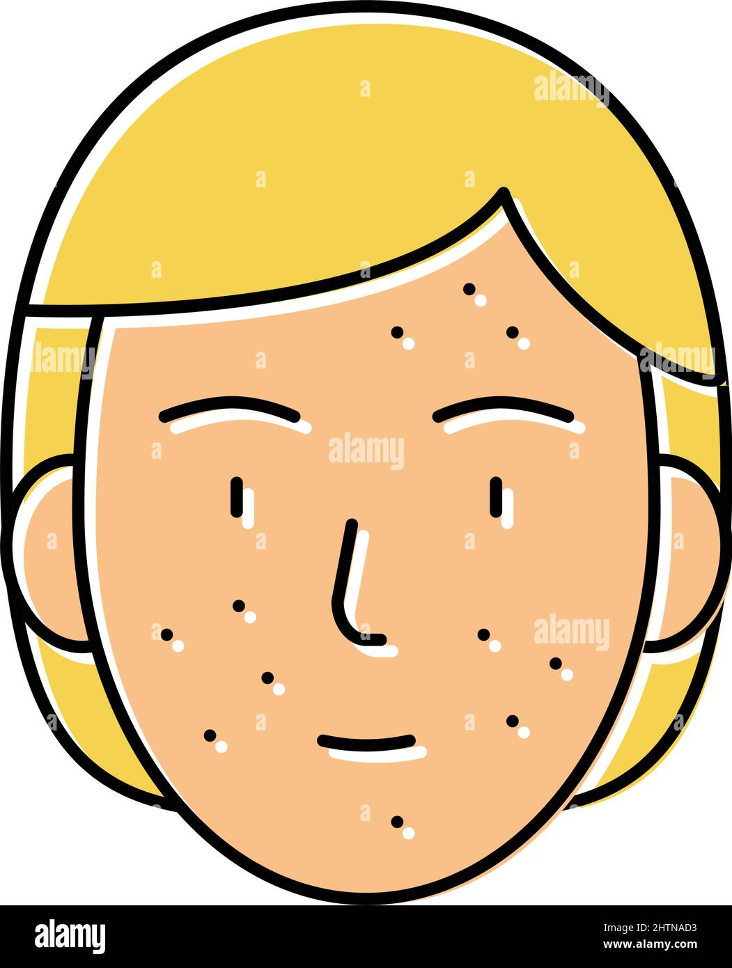 face skin rash color icon vector illustration Stock Vector Image & Art ...