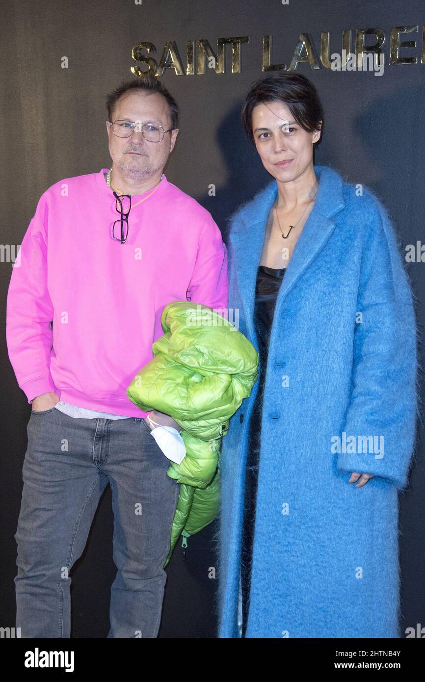 Paris, France on March 01, 2022 Juergen Teller and Dovile Drizyte ...