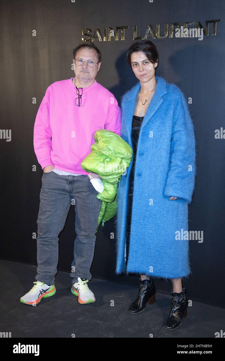 Paris, France on March 01, 2022 Juergen Teller and Dovile Drizyte ...