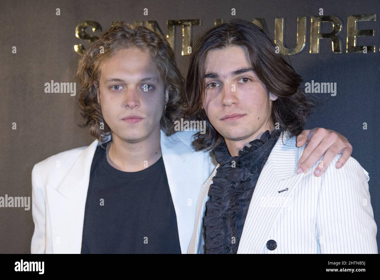 Paris, France on March 01, 2022 Clement Savoye and guest attending the ...