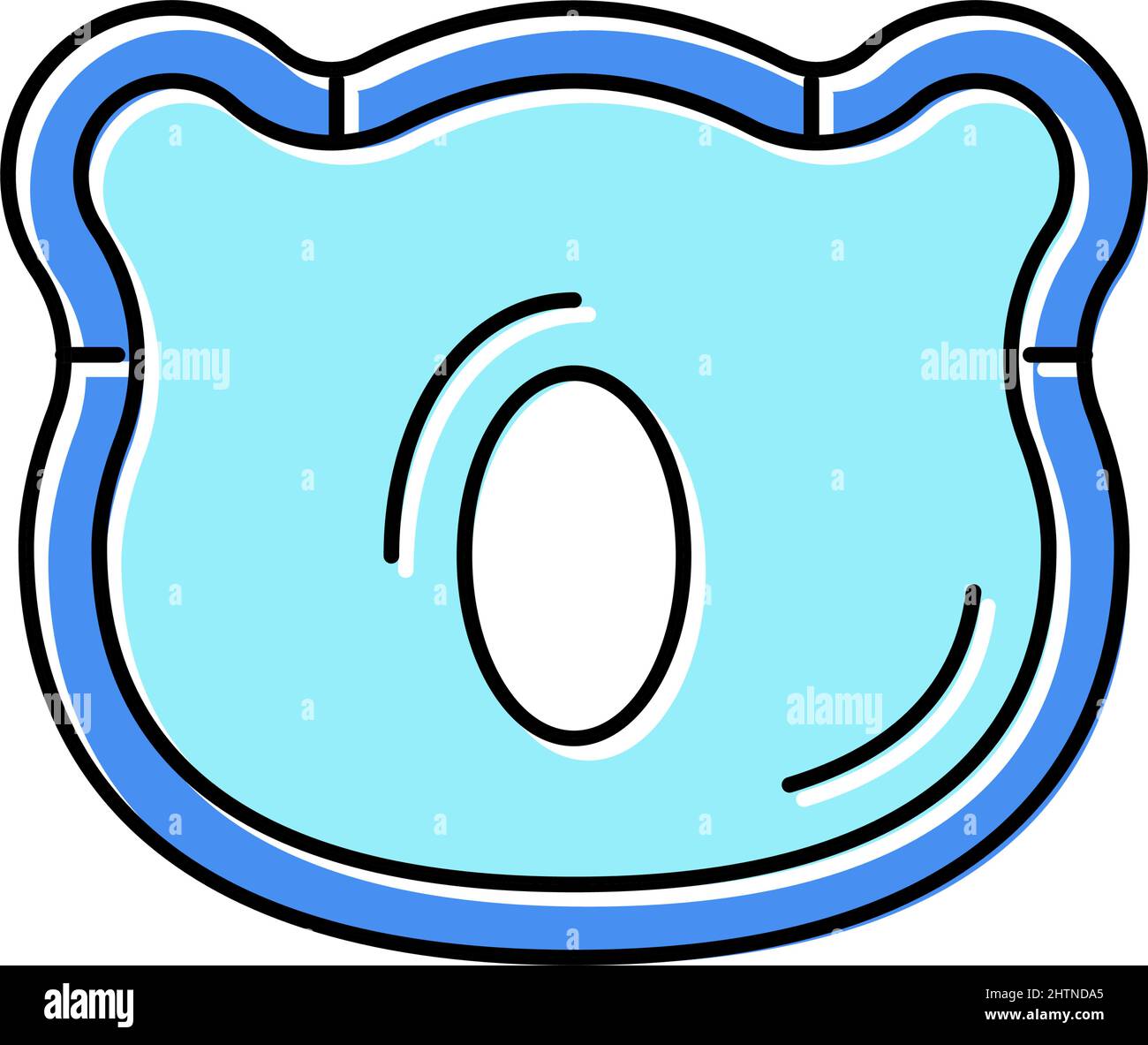 baby pillow color icon vector illustration Stock Vector Image & Art - Alamy