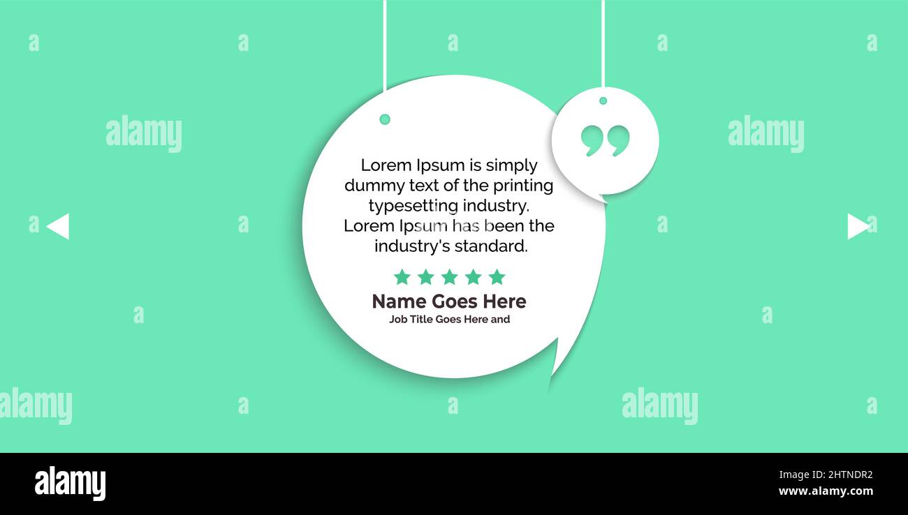 Creative Testimonial banner, Quote , Infographic, Banner Template ...