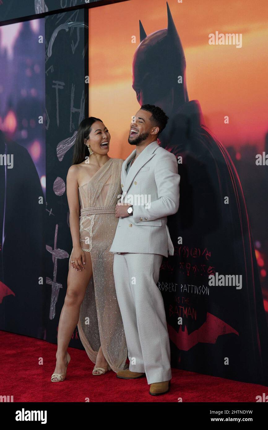 New York, NY, USA. 1st Mar, 2022. Nicole Kang, Nick Creegan at arrivals ...