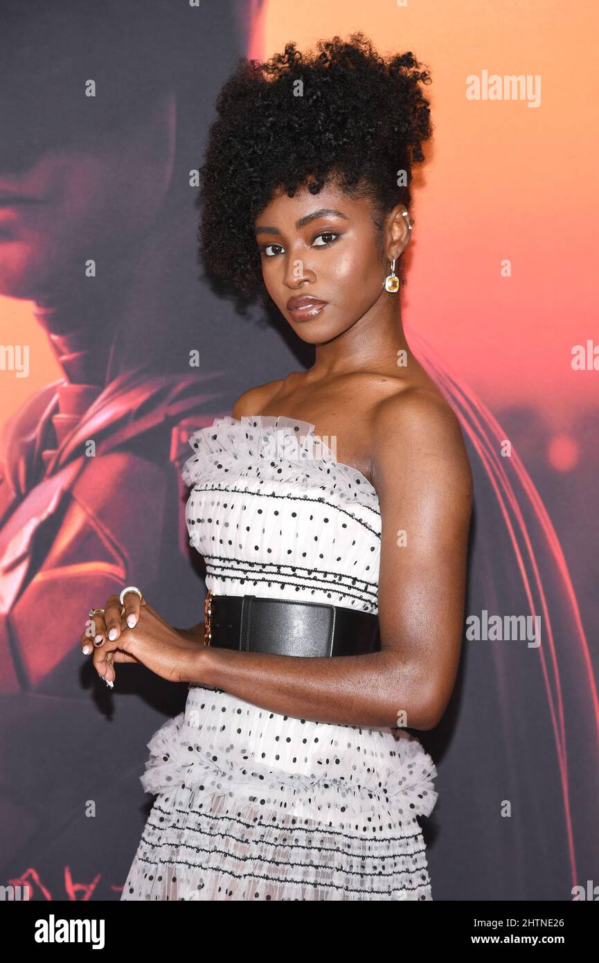 Jayme Lawson attends the World Premiere of “The Batman” at Josie ...