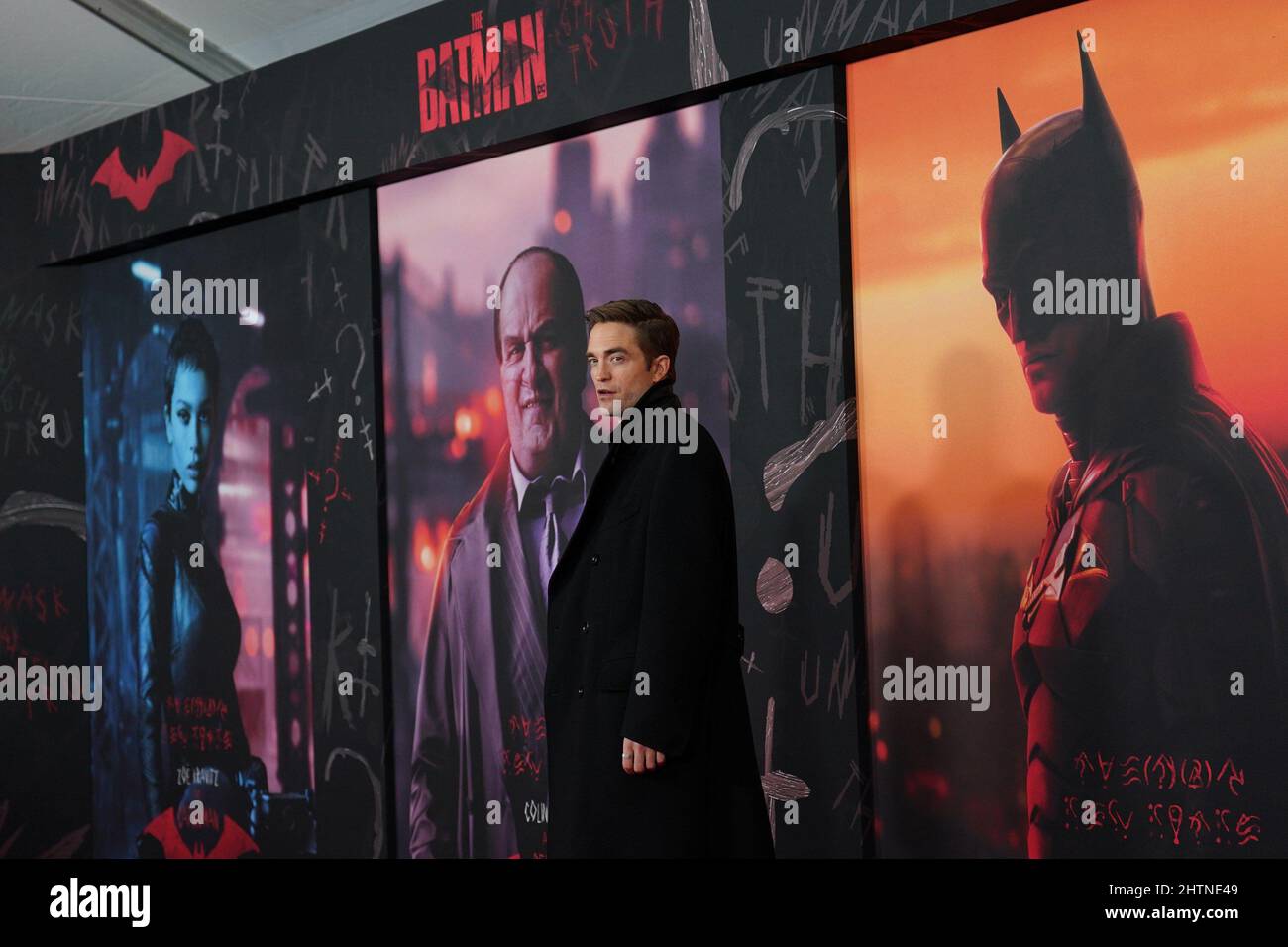Robert Pattinson at arrivals for THE BATMAN Premiere, Josie Robertson ...