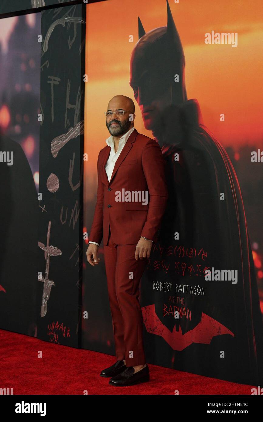 Jeffrey Wright at arrivals for THE BATMAN Premiere, Josie Robertson ...