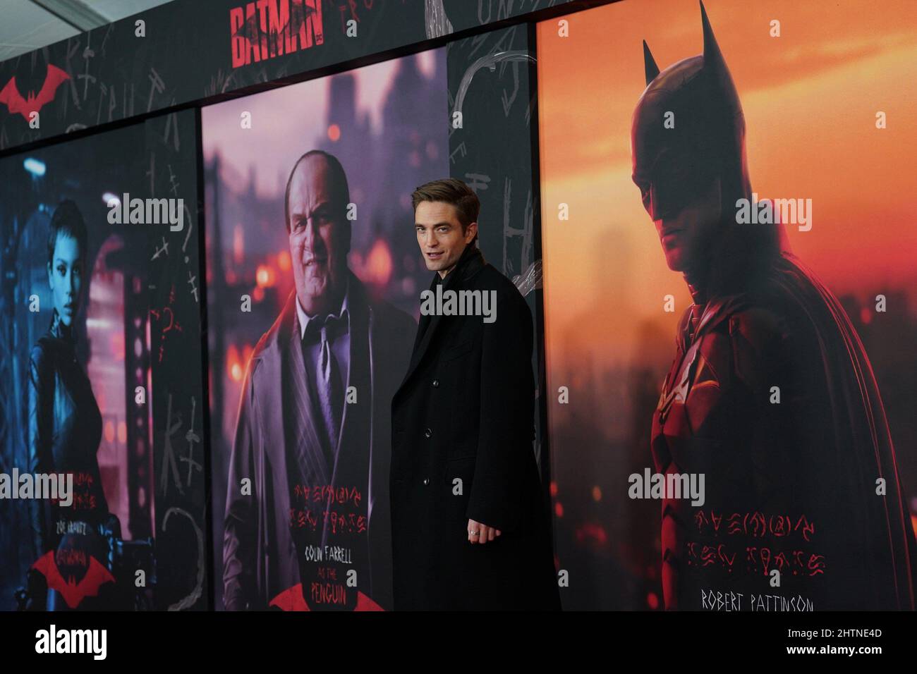 Robert Pattinson at arrivals for THE BATMAN Premiere, Josie Robertson ...