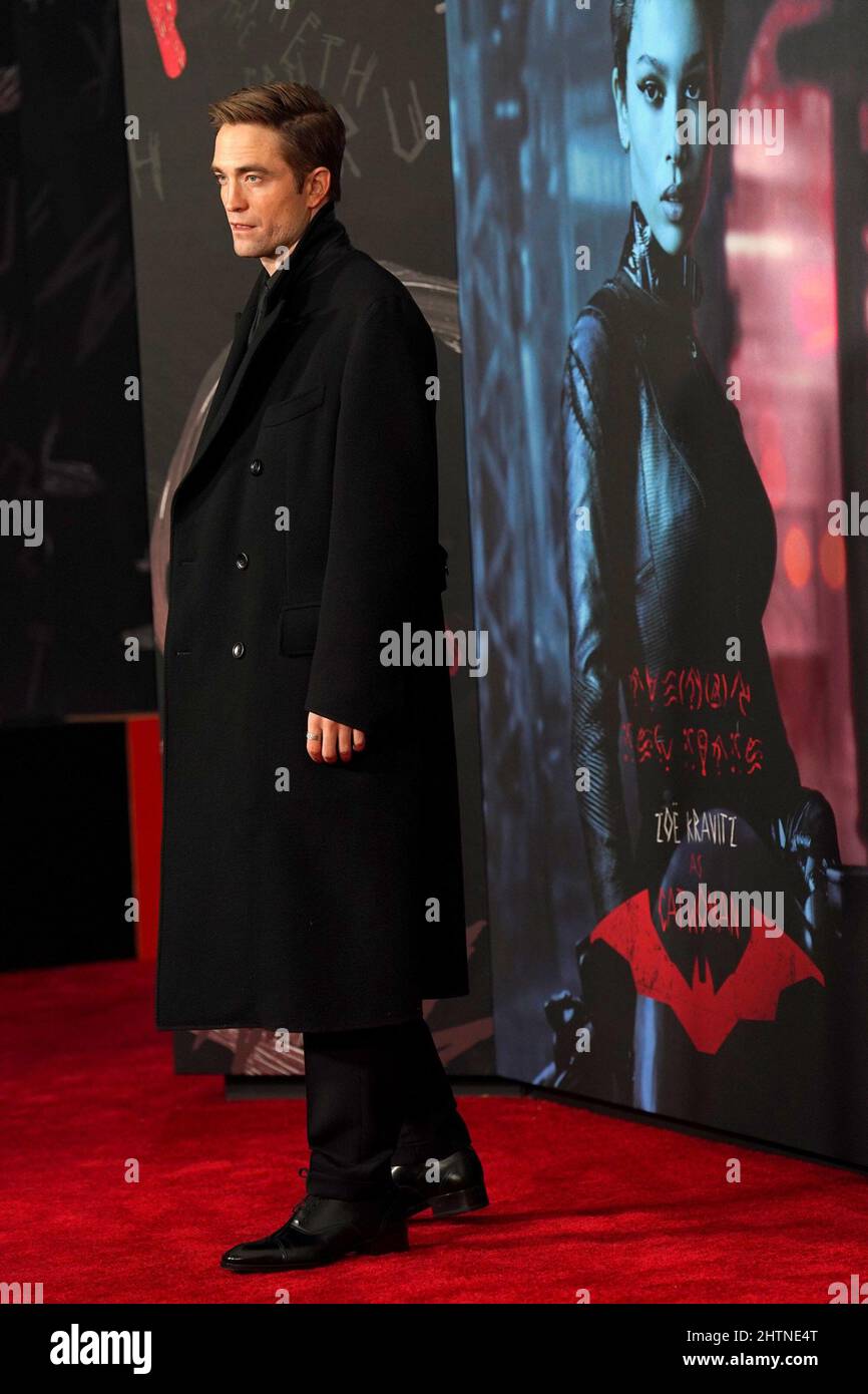 Robert Pattinson at arrivals for THE BATMAN Premiere, Josie Robertson ...