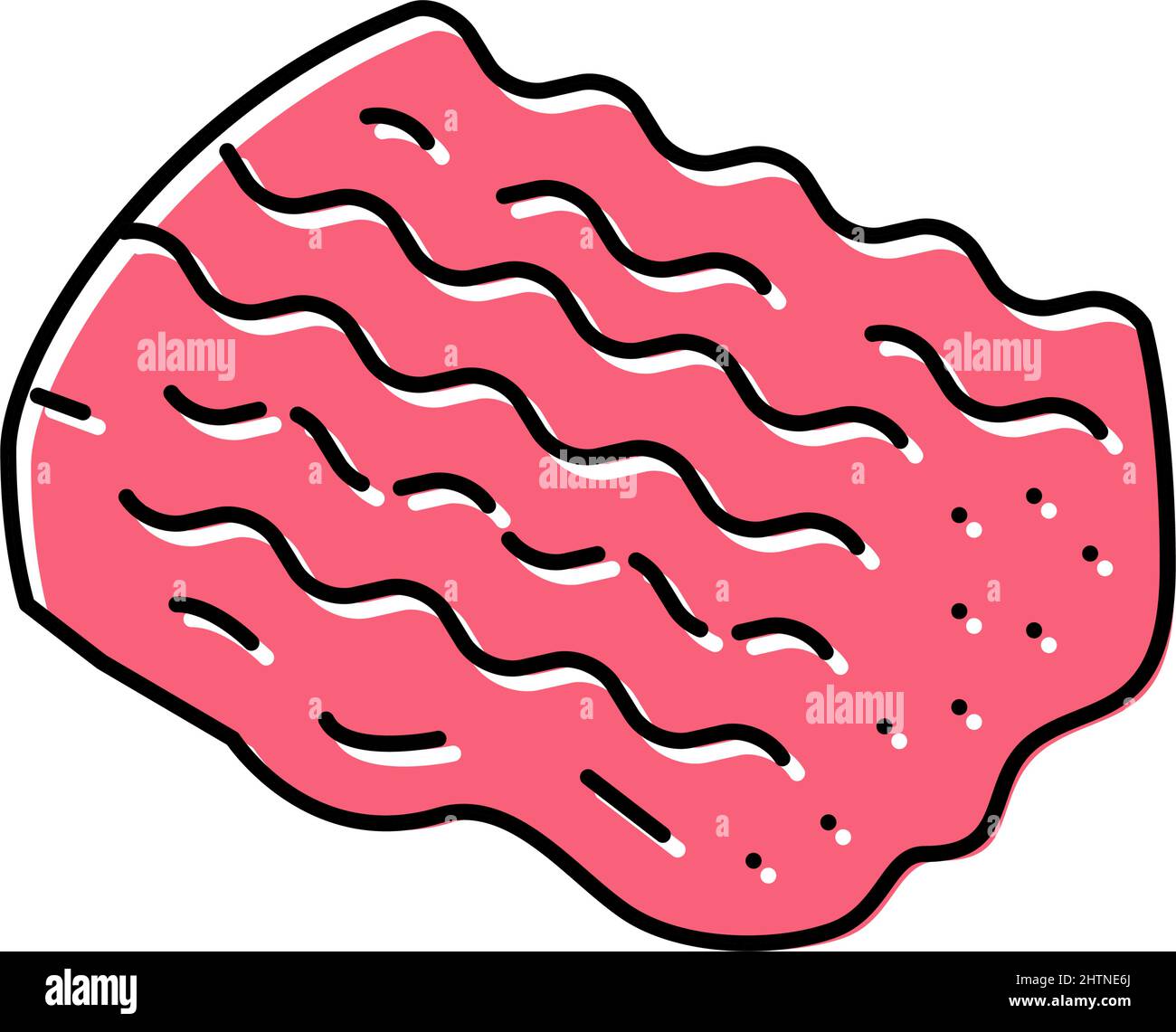 Minced pork isolated on Stock Vector Images - Alamy