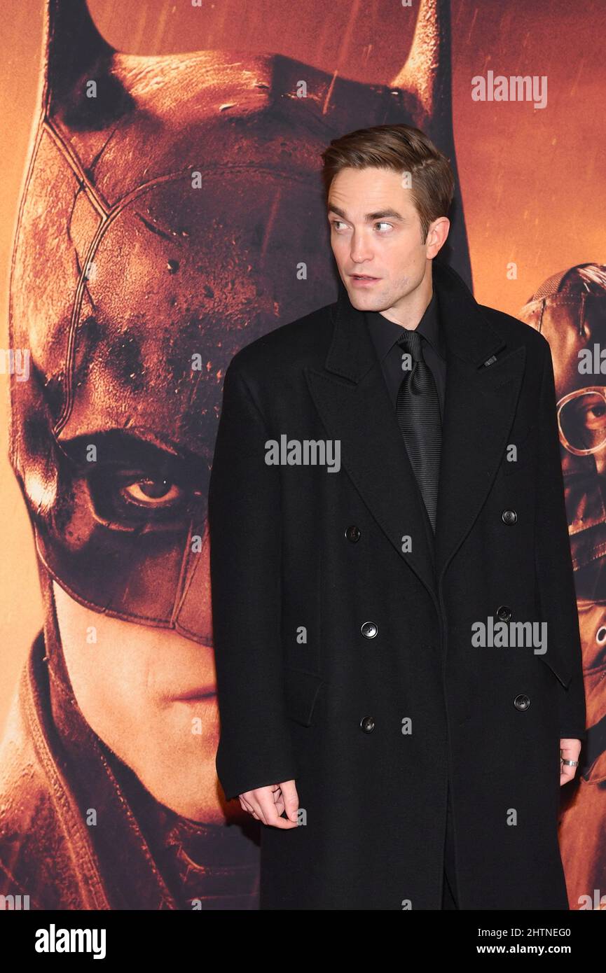 Robert Pattinson attends the World Premiere of “The Batman” at Josie ...
