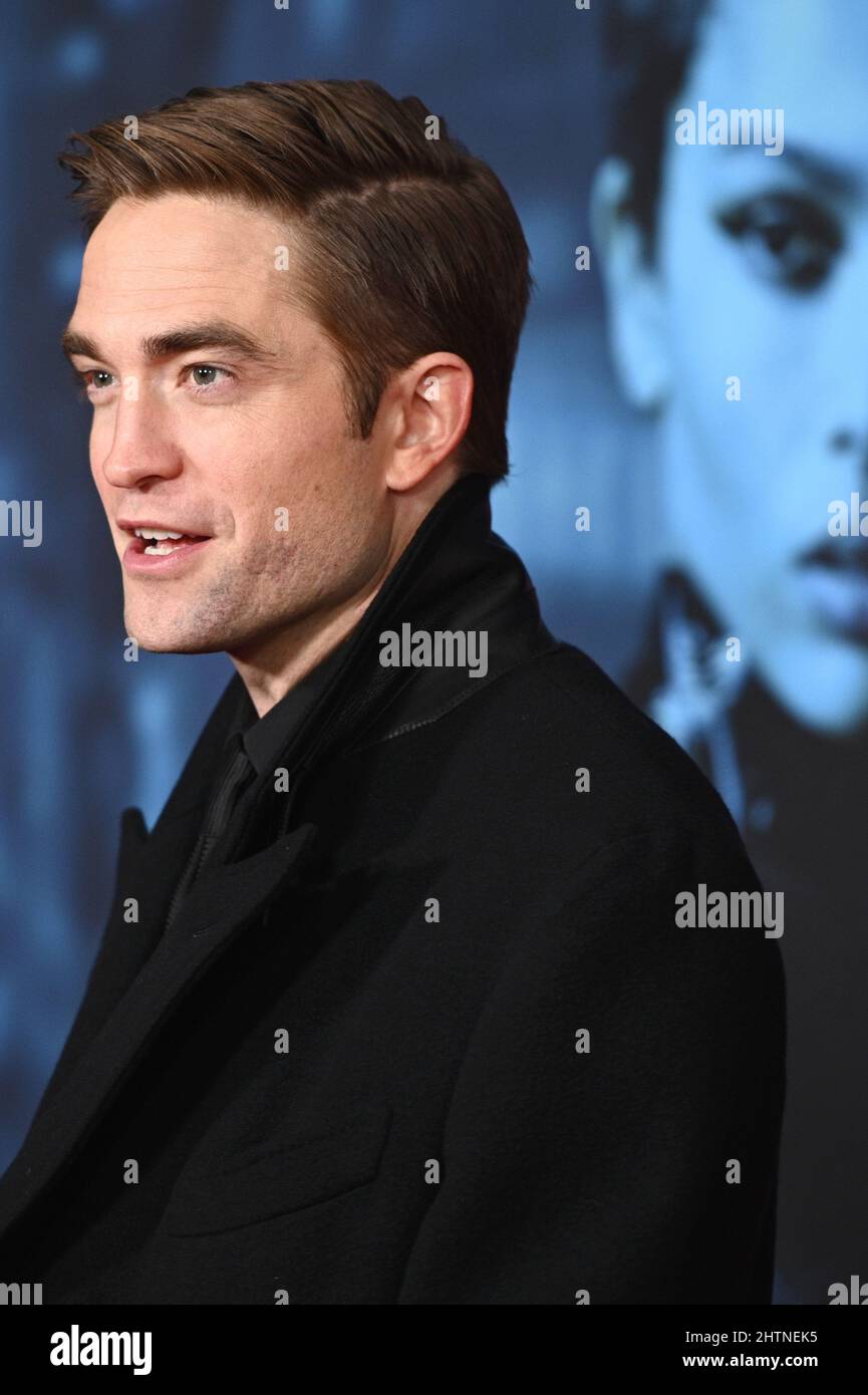 Robert Pattinson attends the World Premiere of “The Batman” at Josie ...