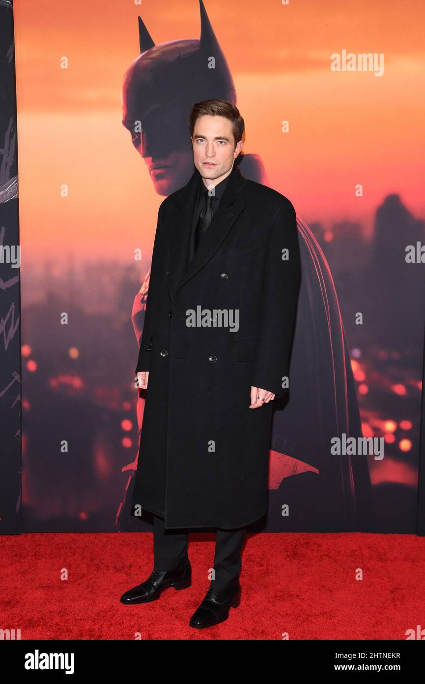 Robert Pattinson attends the World Premiere of “The Batman” at Josie ...