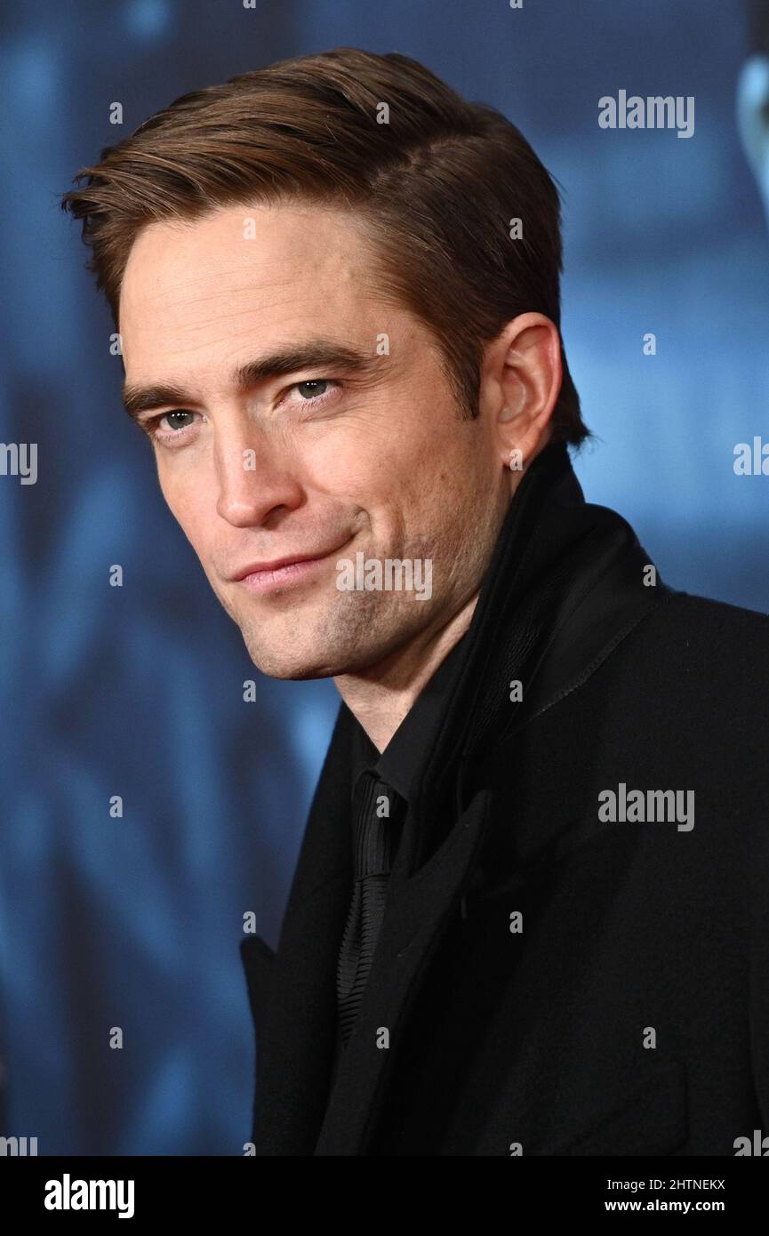 Robert Pattinson attends the World Premiere of “The Batman” at Josie ...