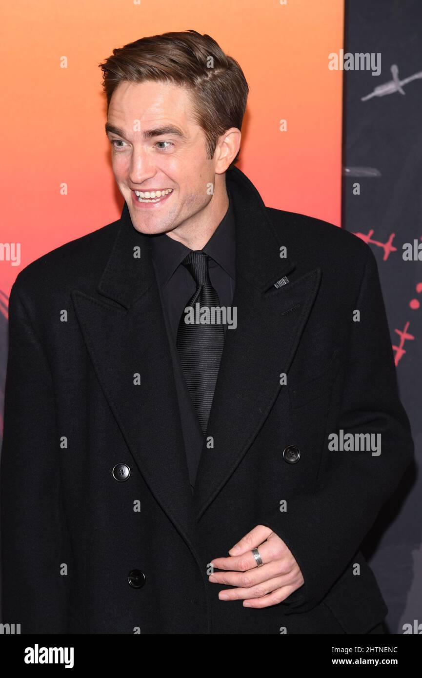 Robert Pattinson attends the World Premiere of “The Batman” at Josie ...