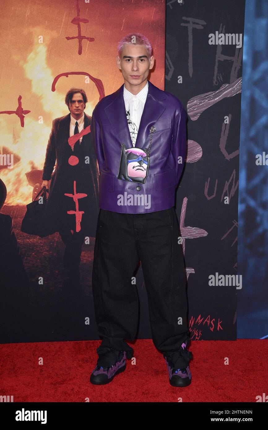 New York, NY, USA. 1st Mar, 2022. Evan Mock at arrivals for THE BATMAN ...