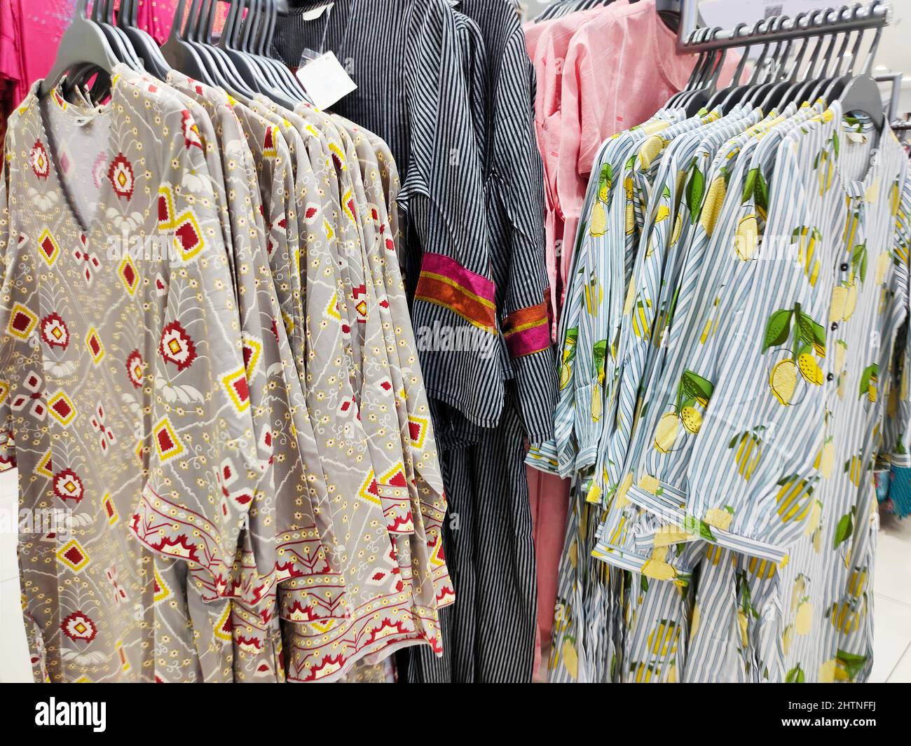 Indian colorful dresses, Fashion stylish colourful clothes display in ...