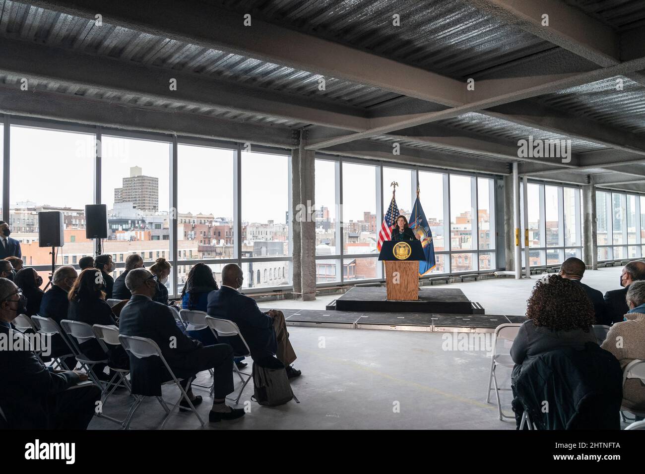 New York, NY - March 1, 2022: Governor Kathy Hochul announced of the ...