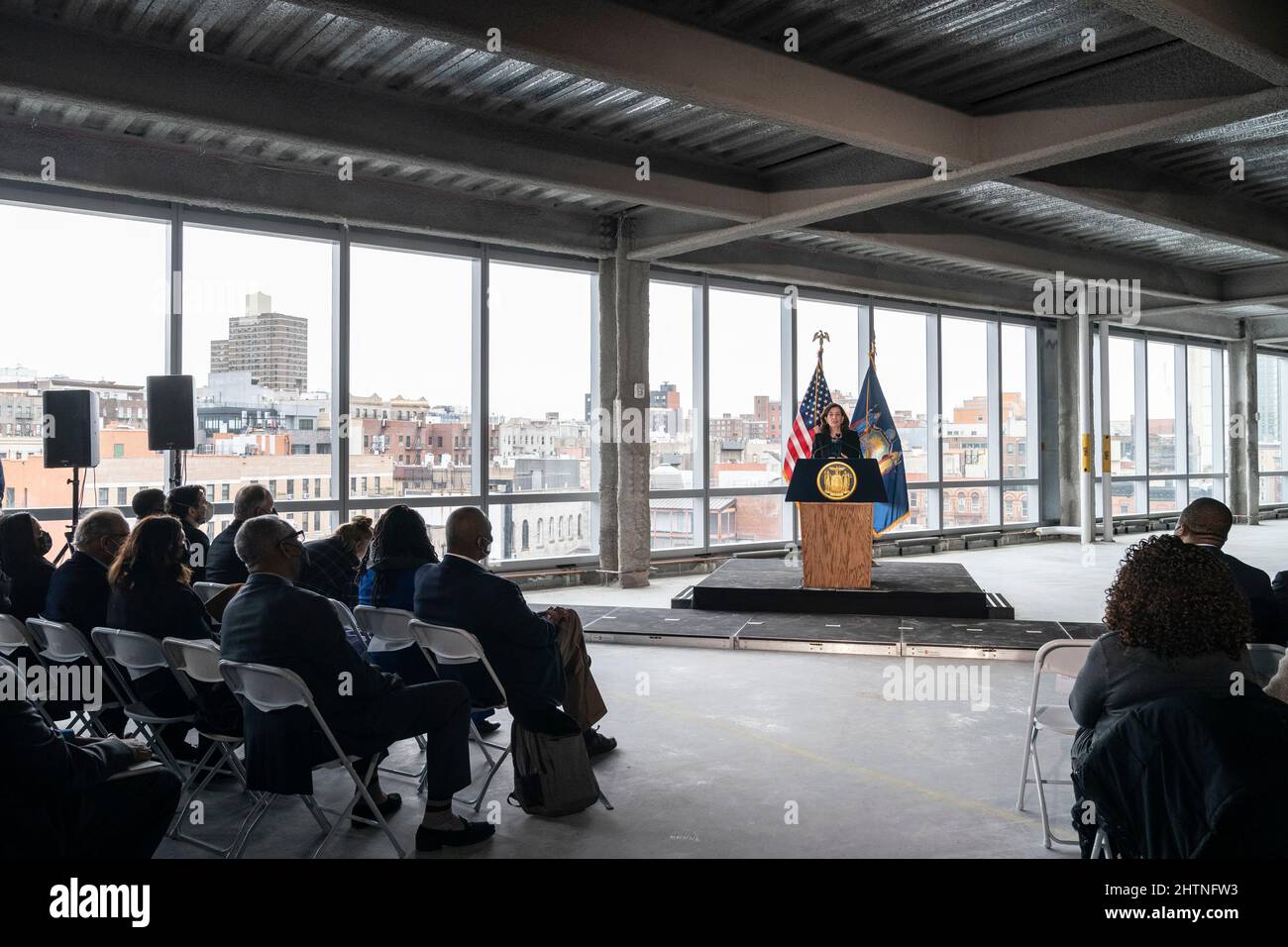 New York, NY - March 1, 2022: Governor Kathy Hochul announced of the ...