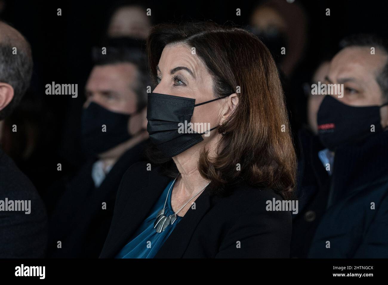 Governor Kathy Hochul attends announcement of the completion Taystee ...