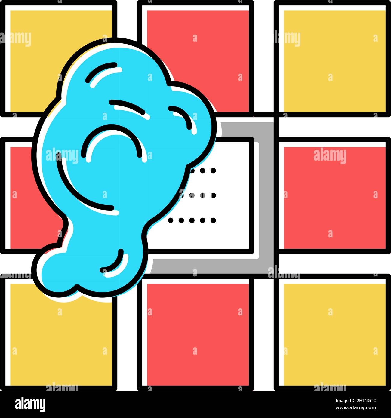 bath drainage color icon vector illustration Stock Vector Image & Art ...