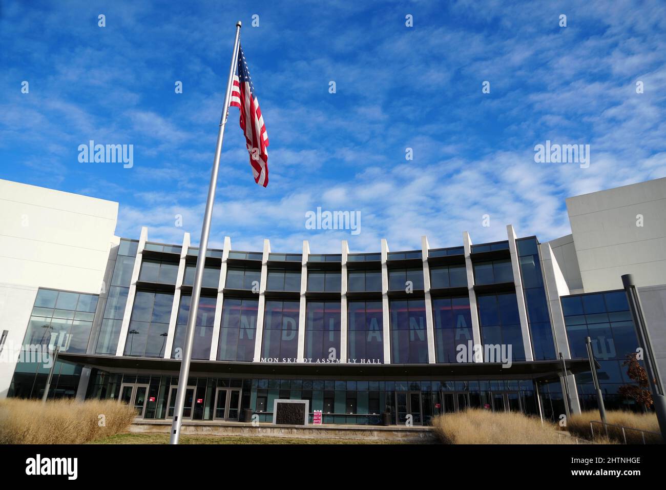 A general view of Simon Skjodt Assembly Hall on the campus of Indiana ...