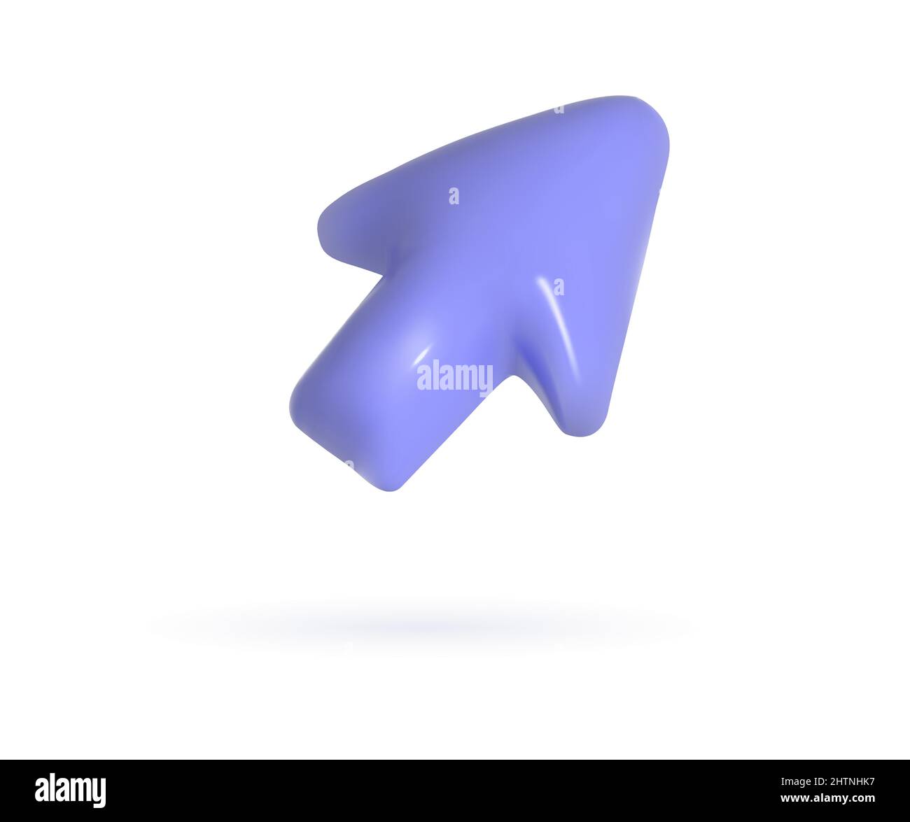 Cursor 3d simbol. Realistic render pointer arrow. Vector design ...