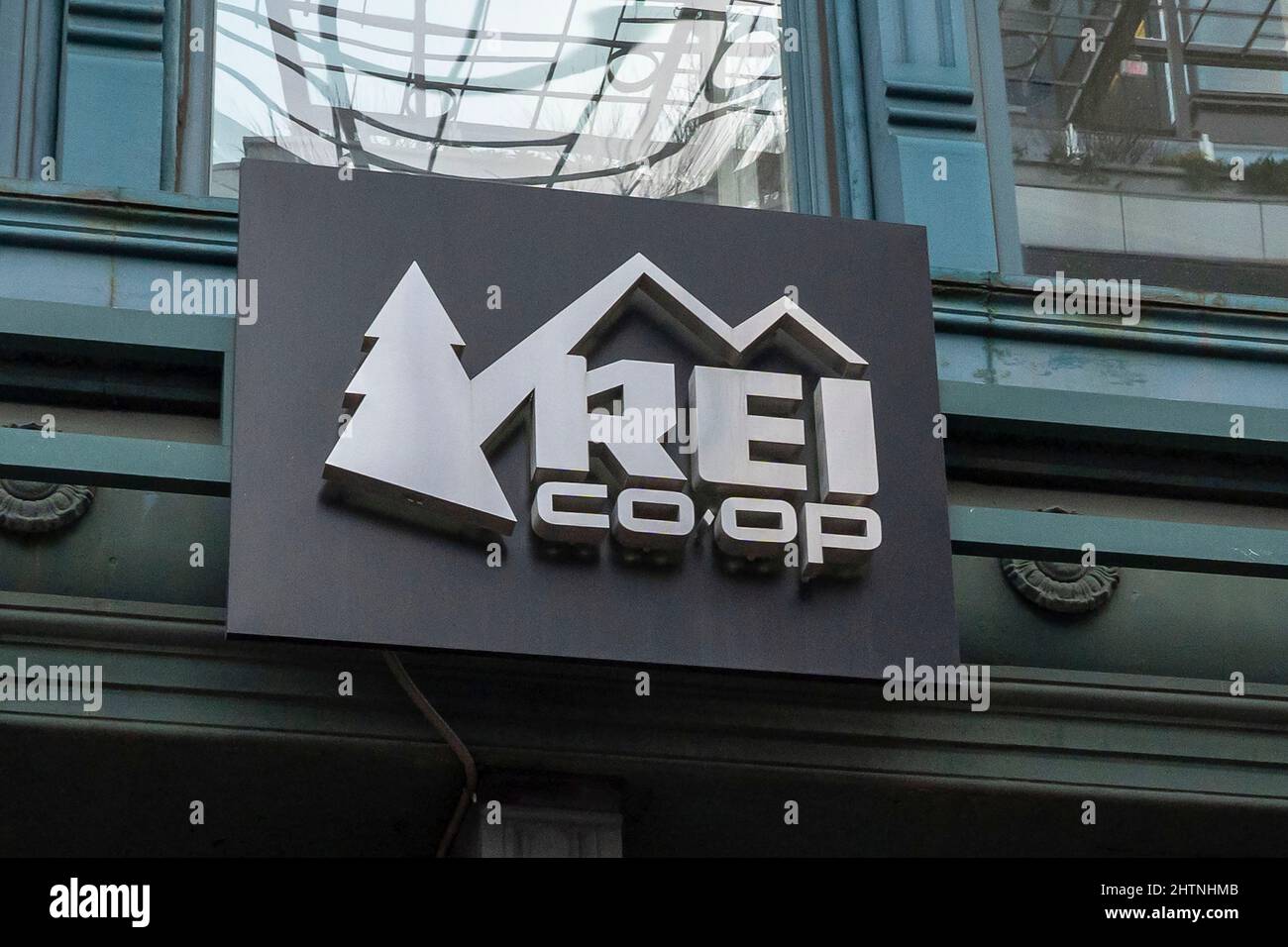New York, United States. 01st Mar, 2022. A view of the REI ...