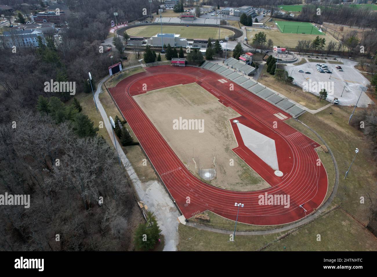 An aerial view of Robert C. Haugh Complex on the campus of Indiana ...