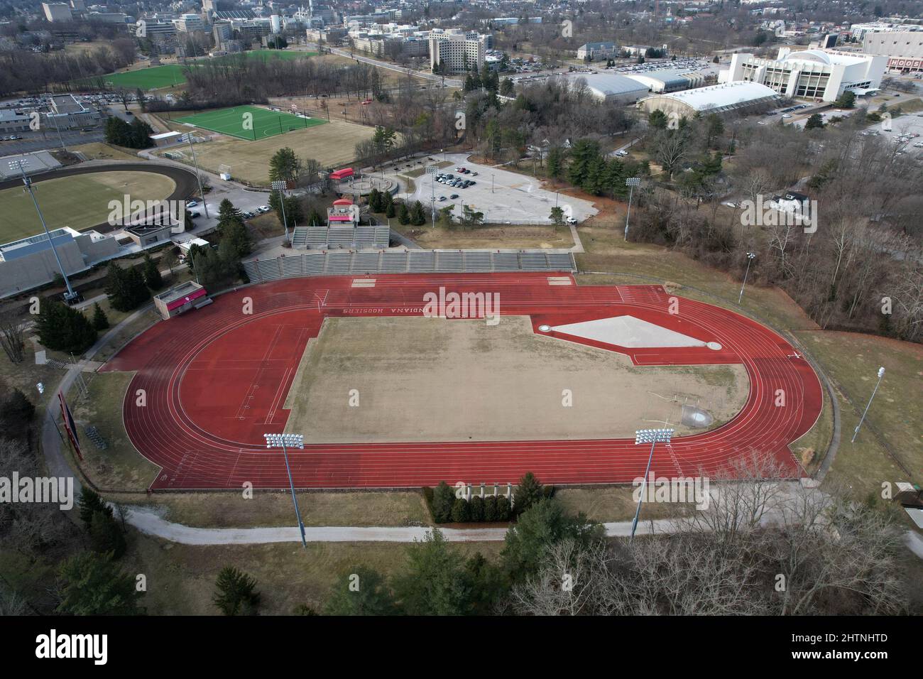 An aerial view of Robert C. Haugh Complex on the campus of Indiana ...