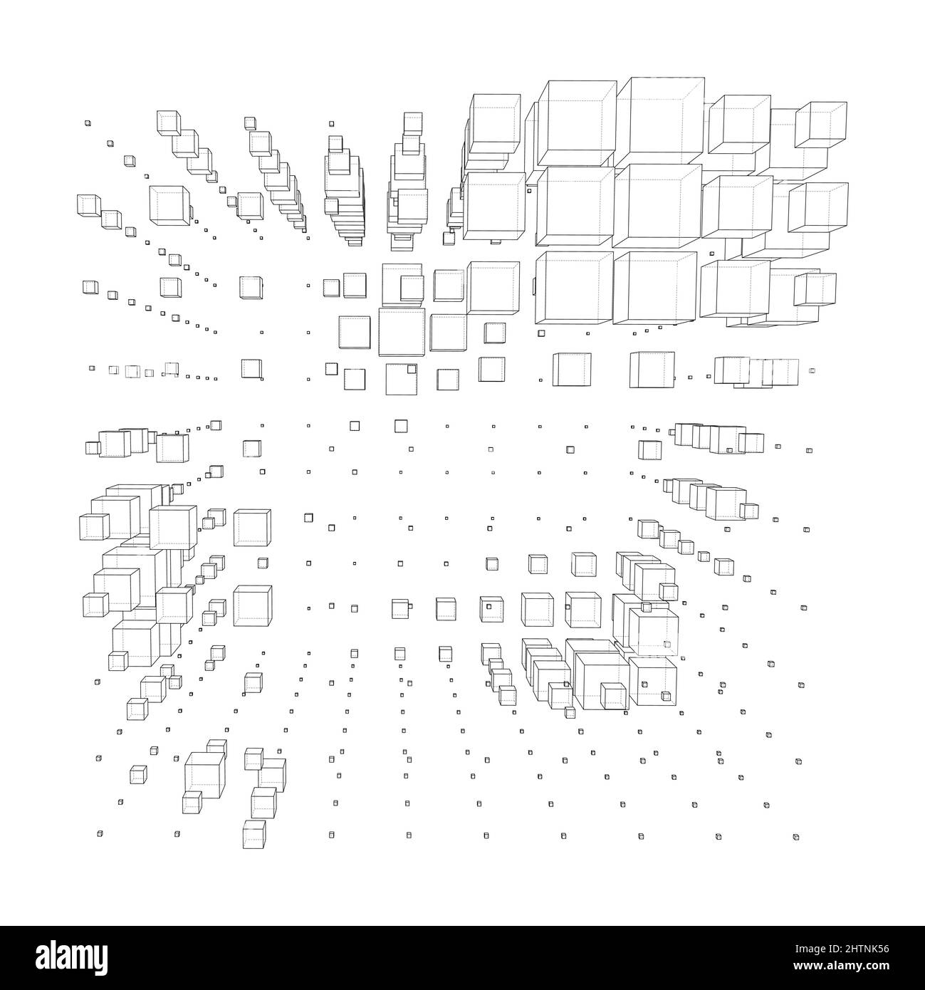 Vector Abstract Boxes Background Stock Vector Image And Art Alamy 9297