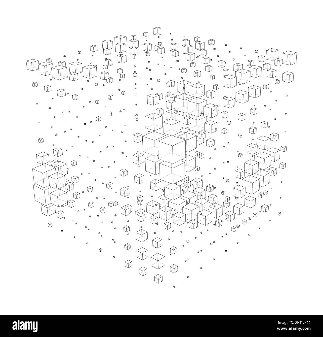 Vector abstract boxes background Stock Vector Image & Art - Alamy