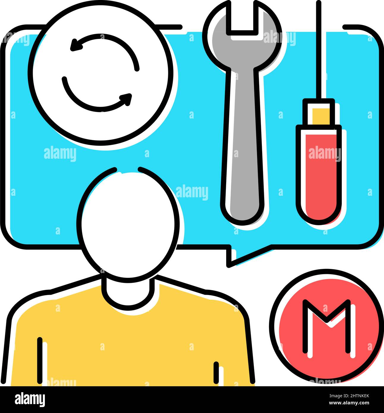 Repairman master speak tools hi-res stock photography and images - Alamy