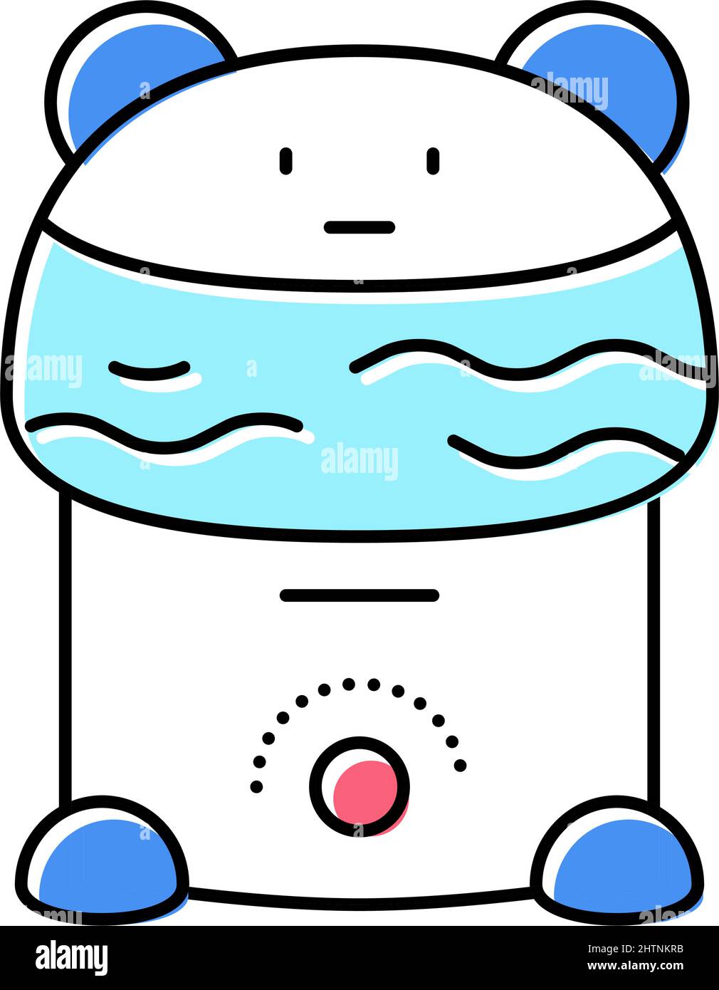 humidifier device baby color icon vector illustration Stock Vector ...