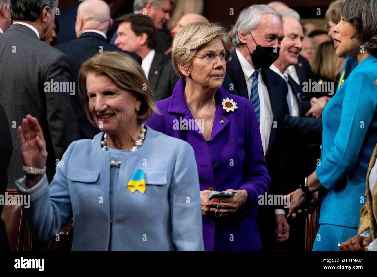 Senator Shelley Moore Capito (R-WV), from left, Senator Elizabeth ...