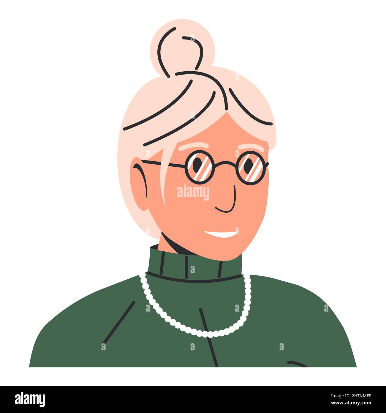 Elegant mature female person Stock Vector Images - Alamy