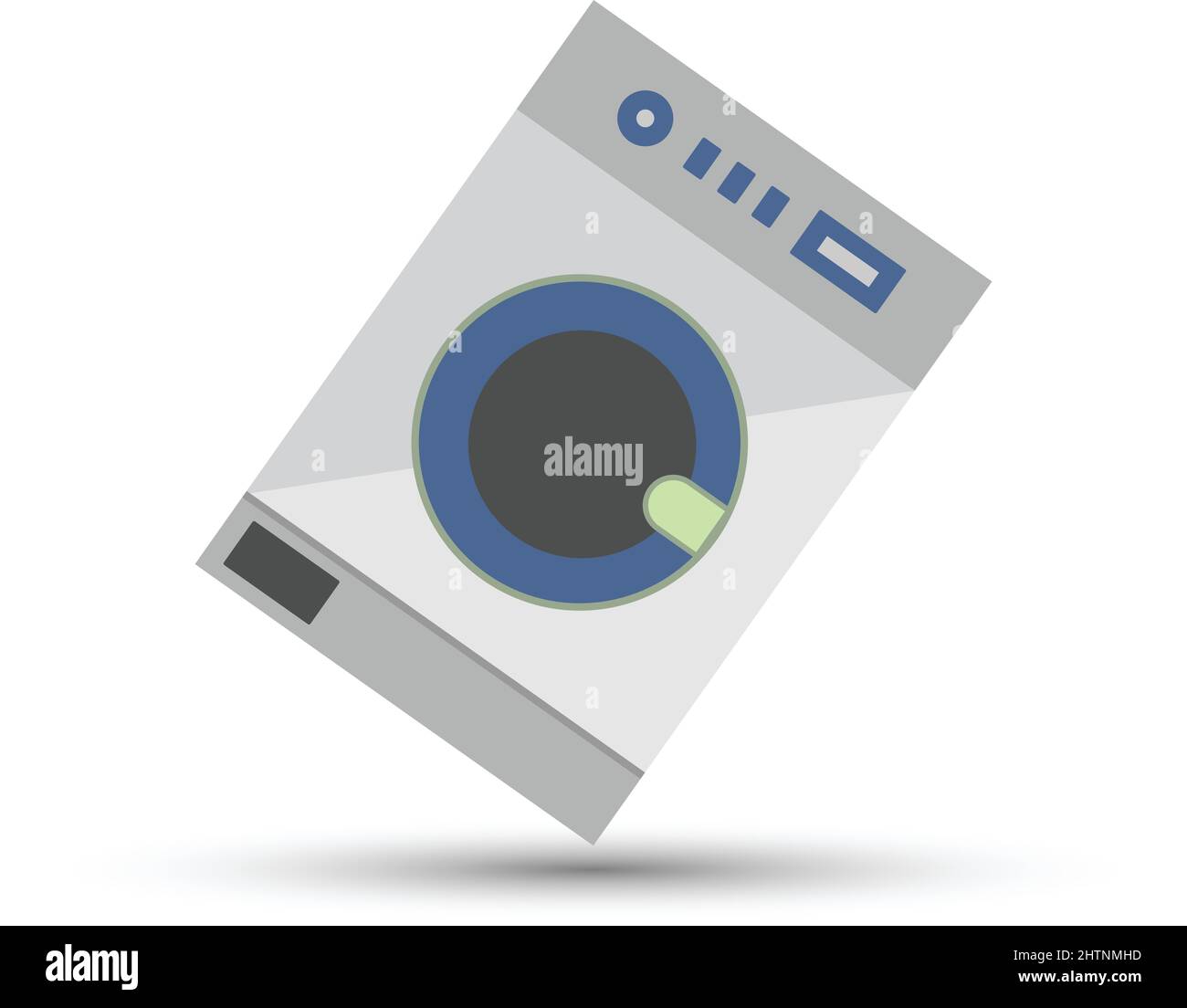 Washing machine vector on white background Stock Vector Image & Art - Alamy