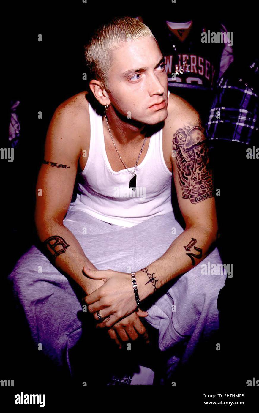Eminem at The Source "Hip Hop Awards" show. 2002 Credit: Ron Wolfson ...