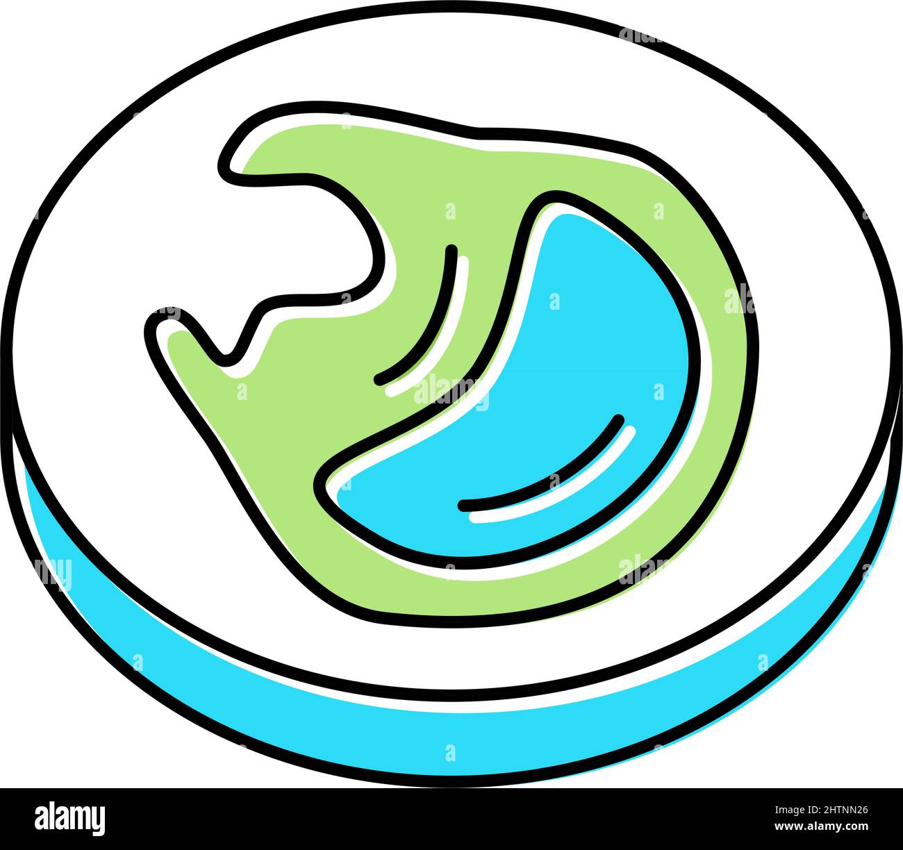 macrophage cell immunity color icon vector illustration Stock Vector ...