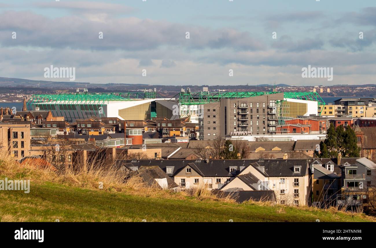 Hibernian Football Club stadium, Edinburgh, Scotland, UK Stock Photo ...