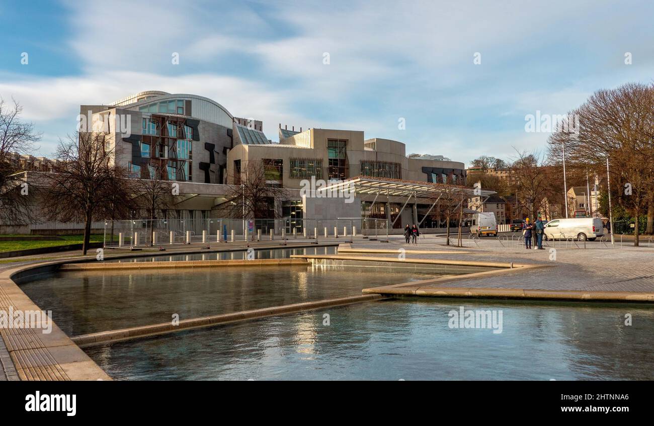 Scottish Parliament Building at Holyrood, Edinburgh, Scotland, UK Stock ...
